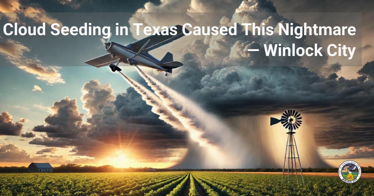 Cloud Seeding in Texas Caused This Nightmare — Winlock City