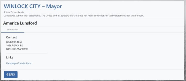Meet The Candidates for Mayor of Winlock City — Winlock City